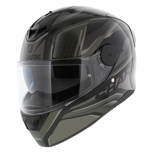 Shark D-Skwal 2 Daven integraalhelm glans zwart antraciet zilver ...